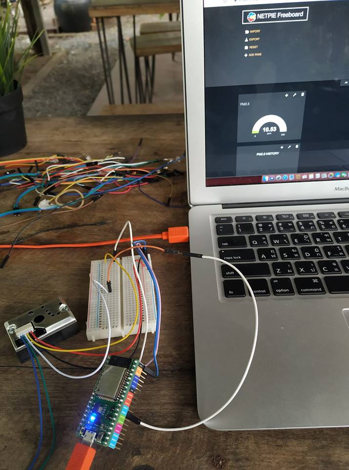 ESP32 (NODE32 LITE) PM2.5+Temperature+Humidity Sensors Node – Ton's Blog