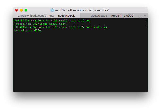 Line Bot Nodejs Mqtt Esp32 Iot เปิดปิด ไฟ ตอนที่ 2 Tons Blog